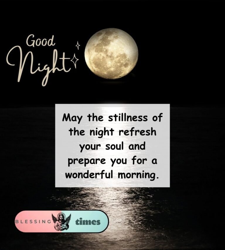 100+ Good Night Blessings to End Your Day with Peace - Blessing Times