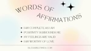 75+ Words of Affirmation Example's & Benefits - Blessing Times